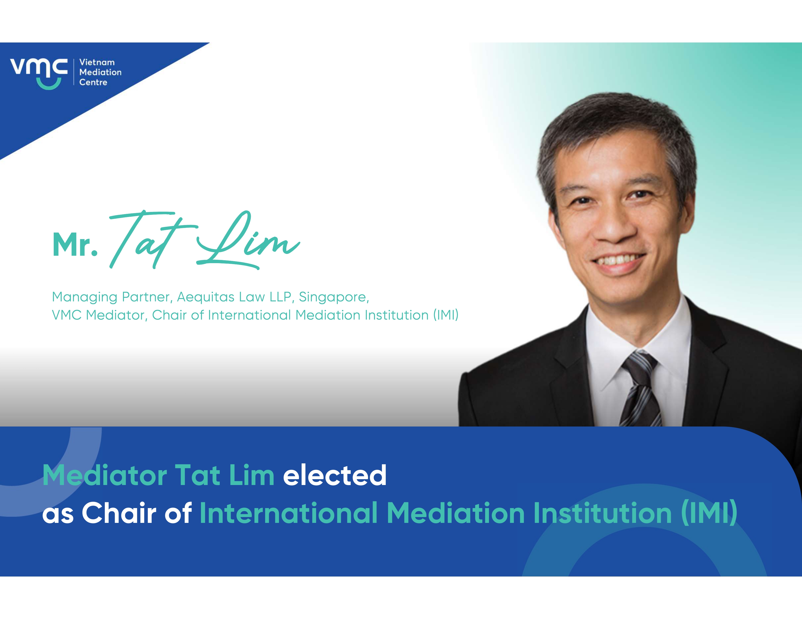[NEWS] Mediator Tat Lim elected as Chair of International Mediation ...